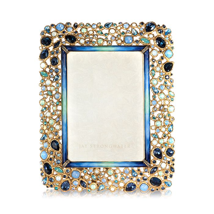 Jay Strongwater Javier Bejeweled Frame, 5" x 7" | Bloomingdale's