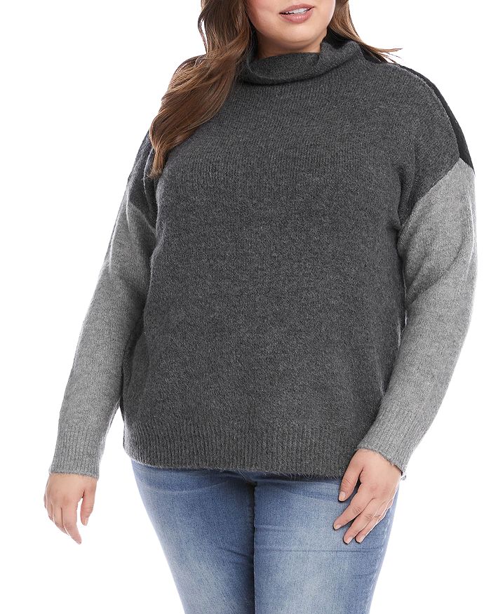 Karen Kane Plus Colorblocked Sweater | Bloomingdale's