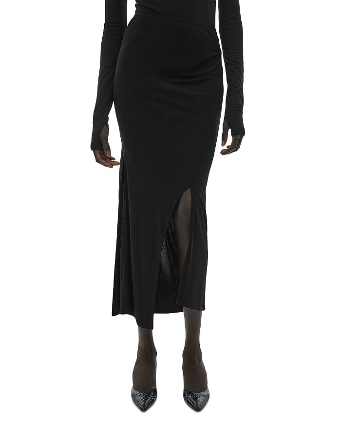 Helmut Lang Slit Midi Skirt | Bloomingdale's