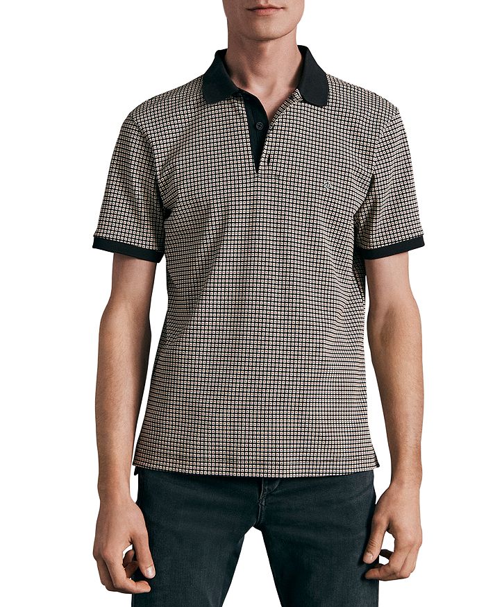 rag & bone Geo Interlock Polo | Bloomingdale's