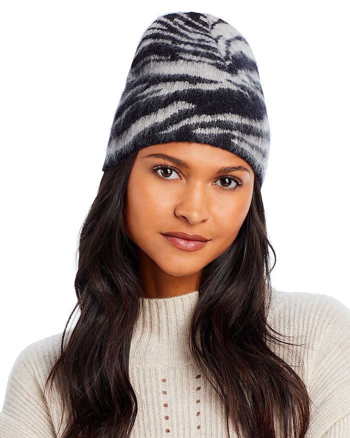 rag & bone Sarah Tiger Print Beanie | Bloomingdale's