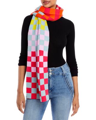 Verloop Checkerboard Color Block Scarf Scarf | Bloomingdale's