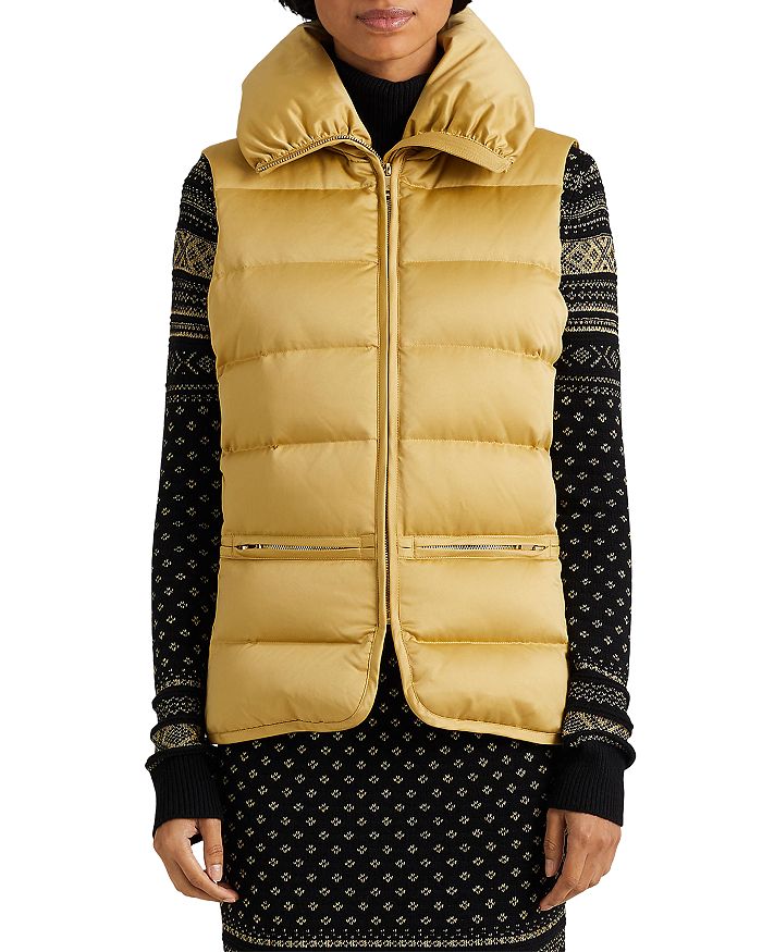 Ralph Lauren Satin Puffer Vest | Bloomingdale's