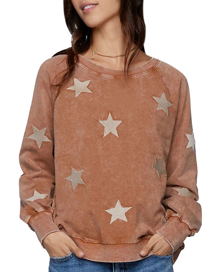 Billy T Hey Stars Embroidered Sweatshirt | Bloomingdale's