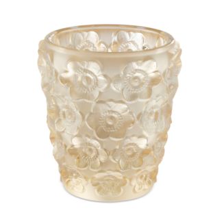 Lalique Anemones Crystal Votive - Gold Luster | Bloomingdale's