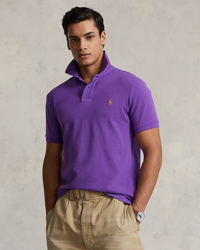 Polo Ralph Lauren Custom Slim Fit Mesh Polo Shirt | Bloomingdale's