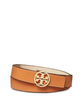 Click here for Tory Burch Reversible Leather Logo Belt prices