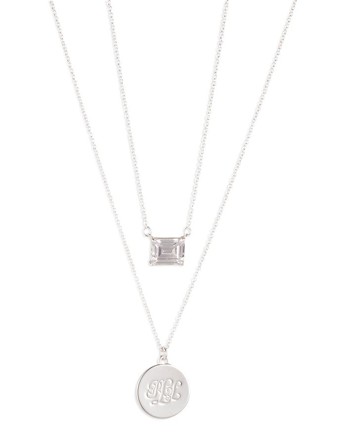 Ralph Lauren Lauren Layered LRL Script Pendant Necklace, 15 ...