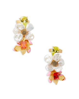 kate spade new york Floral Frenzy Ear Pins | Bloomingdale's
