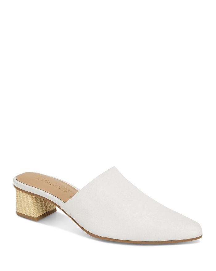 Splendid Women's Lorelei Pointed Toe Block Heel Mules | Bloomingdale's