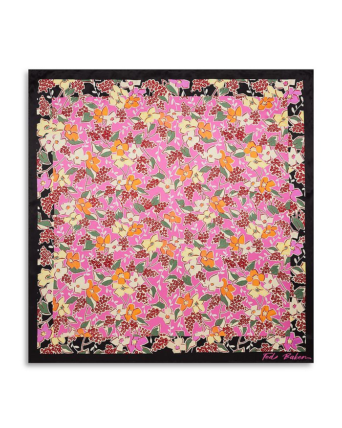 Ted Baker Niaome Floral Silk Square Scarf | Bloomingdale's