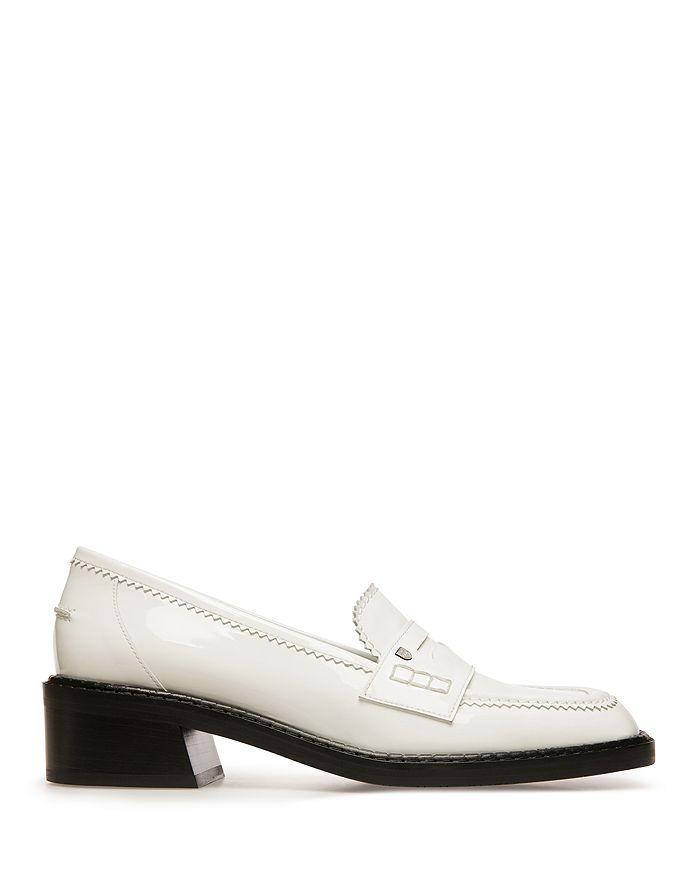 Bally Women's Ely Square Toe Block Heel Moccasins | Bloomingdale's
