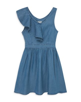 Habitual Kids Habitual Girls' One Shoulder Ruffle Romper - Big Kid ...