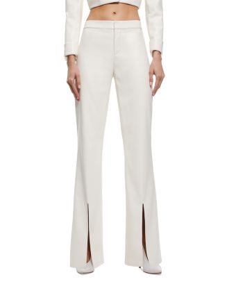 Alice and Olivia Walker Split Front Pants | Bloomingdale's
