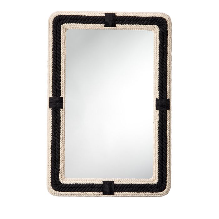 Bloomingdale's Contrast Jute Rectangle Mirror | Bloomingdale's