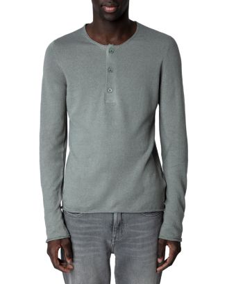 Zadig & Voltaire Veiss Long Sleeve Henley | Bloomingdale's