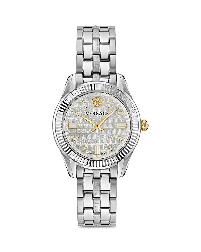 Versace Greca Time Watch, 35mm | Bloomingdale's
