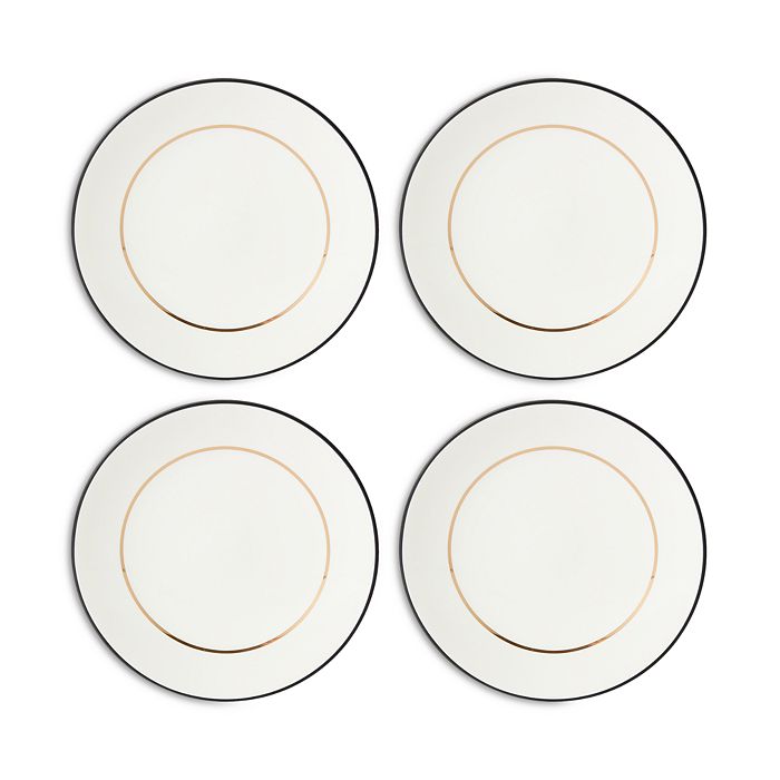 kate spade new york Make It Pop White Dinner Plate, Set of 4 ...