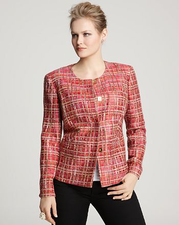 Jones New York Collection Plus Size Tweed Jacket | Bloomingdale's