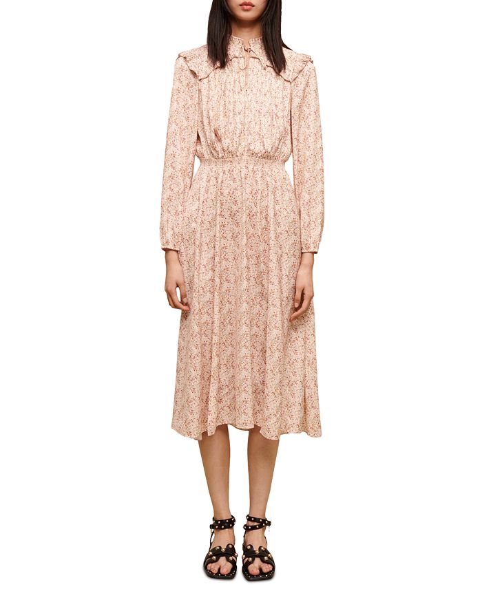 Maje Ripletto Long Sleeve Dress | Bloomingdale's