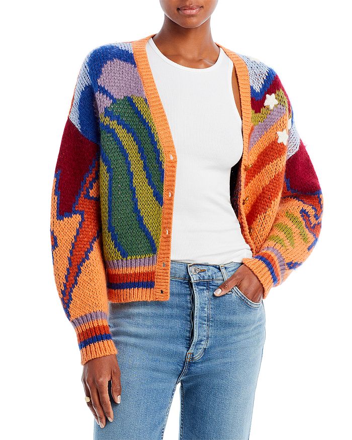 MOTHER The Button Cardigan | Bloomingdale's