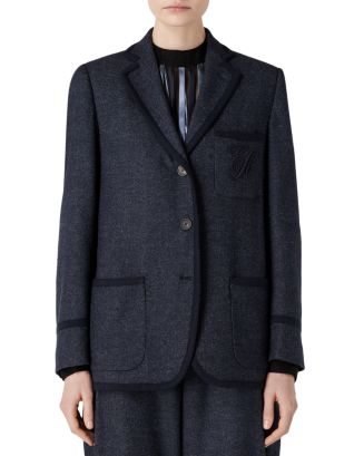 Emporio Armani Micro Chevron Blazer | Bloomingdale's