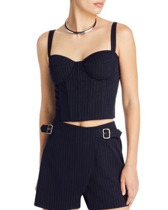 AQUA Corset Top - 100% Exclusive | Bloomingdale's