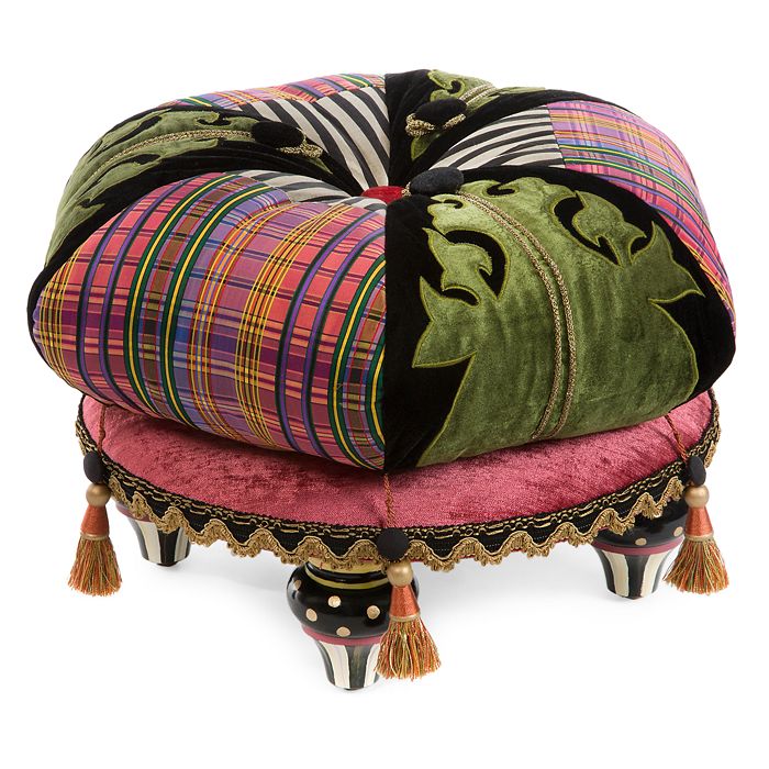 Mackenzie-Childs Portobello Road Footstool | Bloomingdale's