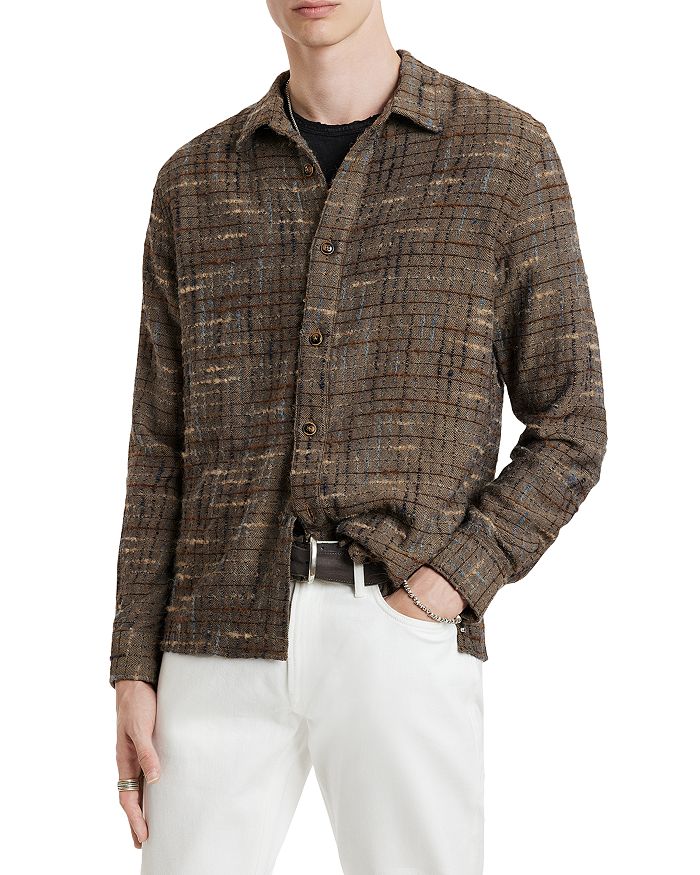 John Varvatos Vinton Regular Fit Over Shirt | Bloomingdale's