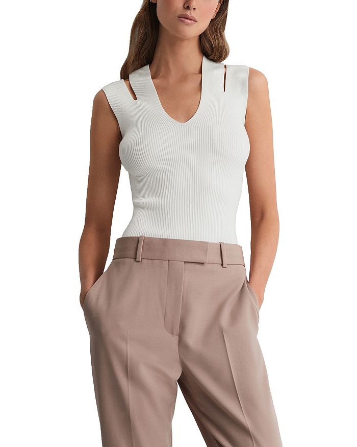 REISS Nina Split Strap Top | Bloomingdale's