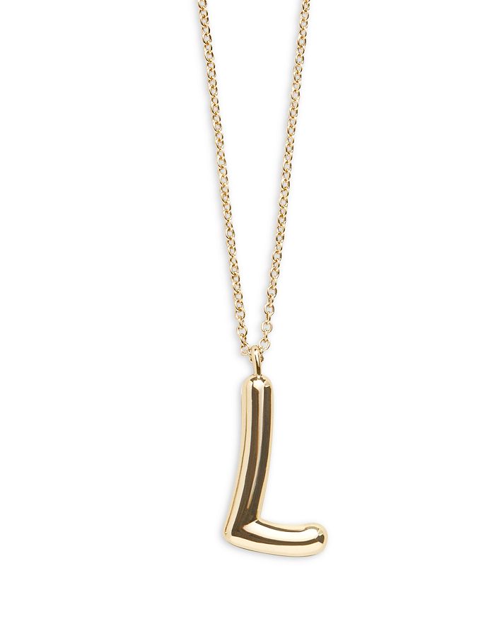 BAUBLEBAR Bubble Script Initial Necklace | Bloomingdale's