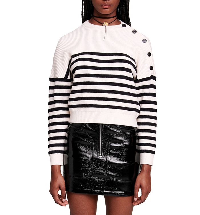 Maje Marino Striped Sweater | Bloomingdale's