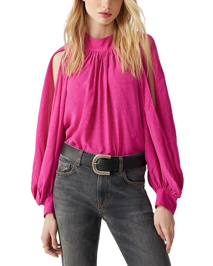 ba&sh Stefy Slit Sleeve Top | Bloomingdale's