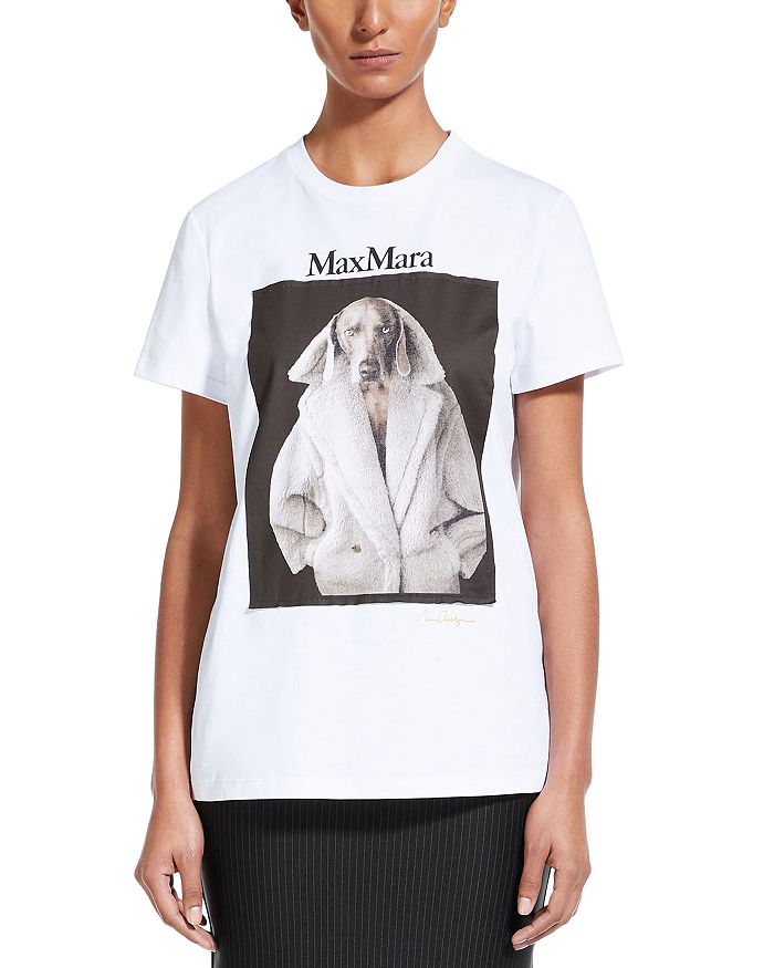 Max Mara Wegman Dog Tee | Bloomingdale's