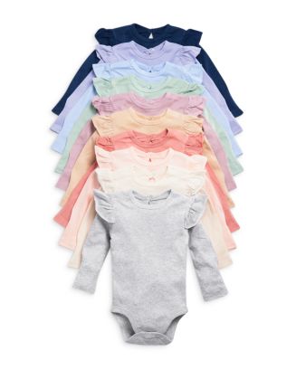Honest Baby Girls' 10 Pack Long Sleeve Bodysuits - Baby | Bloomingdale ...