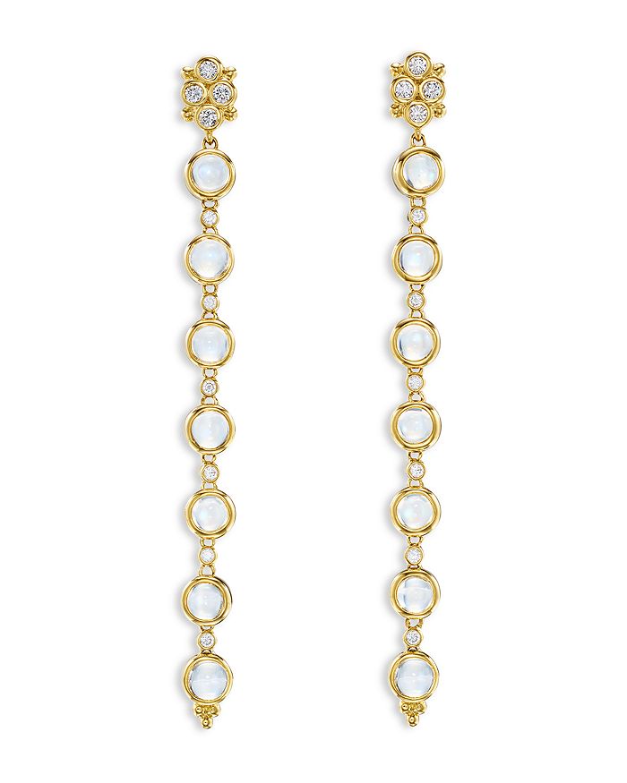 Temple St. Clair 18K Yellow Gold Blue Moonstone & Diamond Moonshot ...
