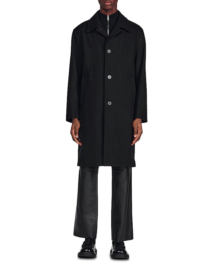 Sandro Wool Blend Coat | Bloomingdale's