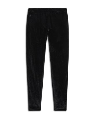 Ralph Lauren Girls' Brushed Velour Leggings - Little Kid, Big Kid ...