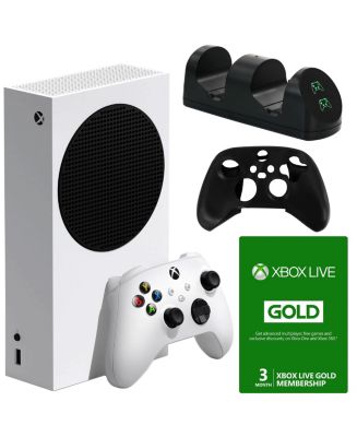Microsoft Xbox Series S 512 GB All-Digital Console with Accessories Kit ...