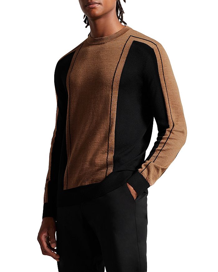 Ted Baker Mitted Striped Merino Sweater | Bloomingdale's