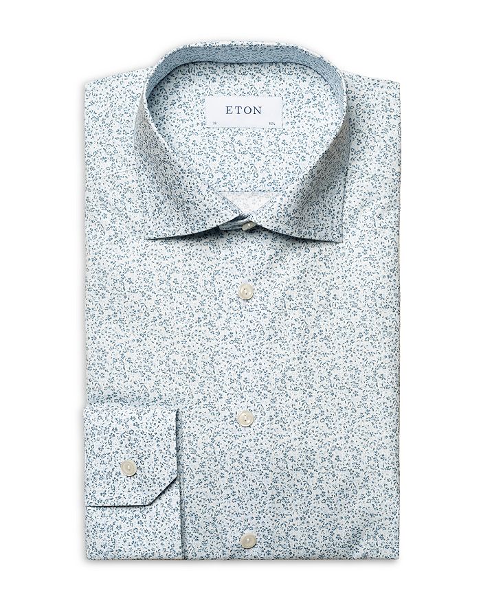 Eton Slim Fit Micro Floral Shirt | Bloomingdale's