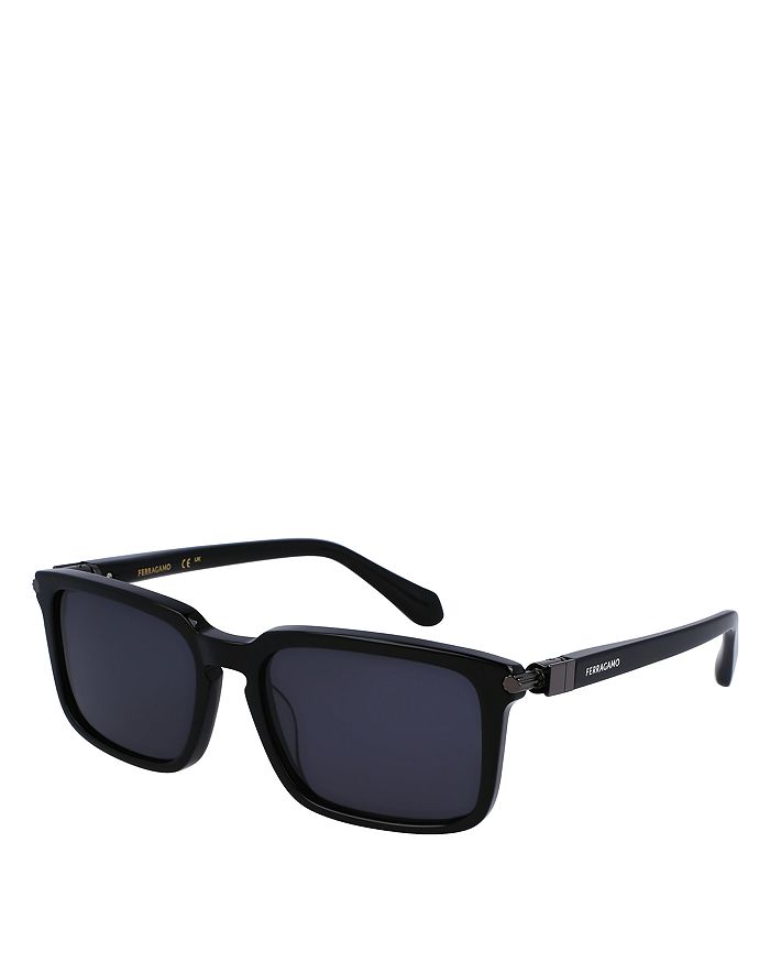 Ferragamo Prisma Rectangular Sunglasses, 56mm | Bloomingdale's