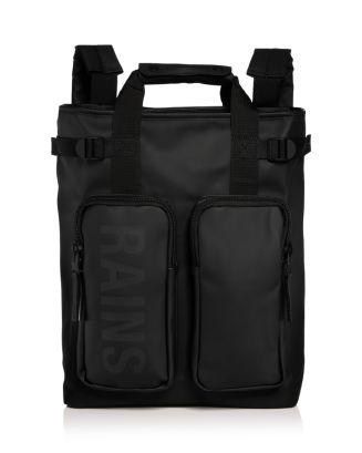 Rains TXL Faux Leather Waterproof Tote Backpack | Bloomingdale's