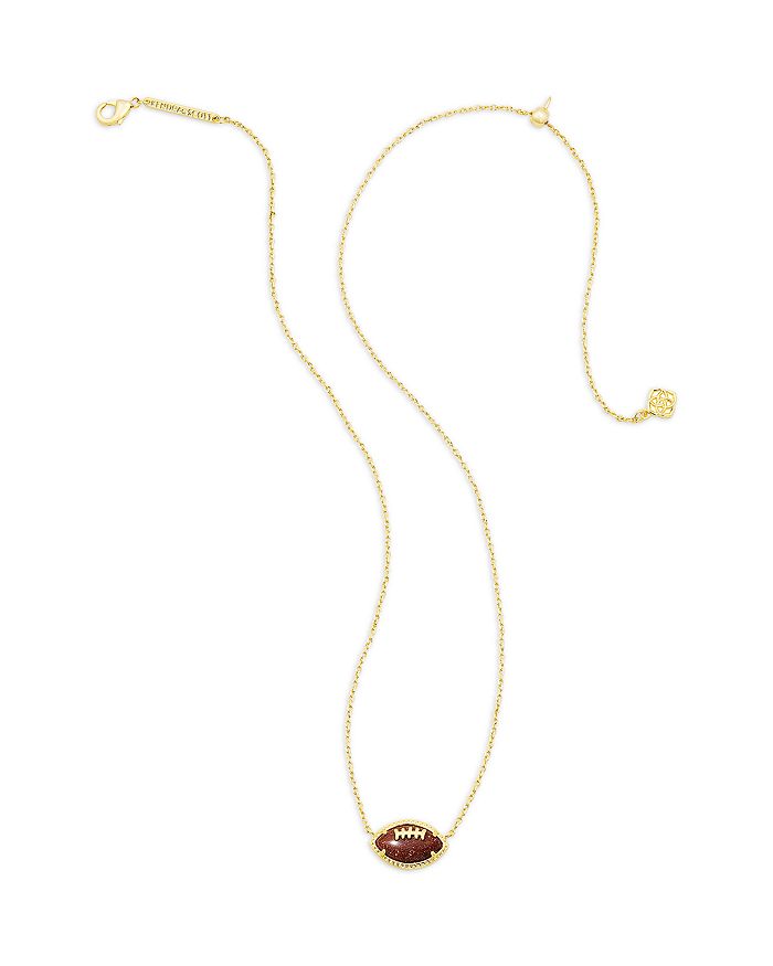 Kendra Scott Stone Football Pendant Necklace, 19" | Bloomingdale's