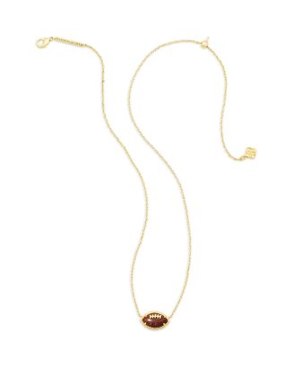 Kendra Scott Stone Football Pendant Necklace, 19" | Bloomingdale's