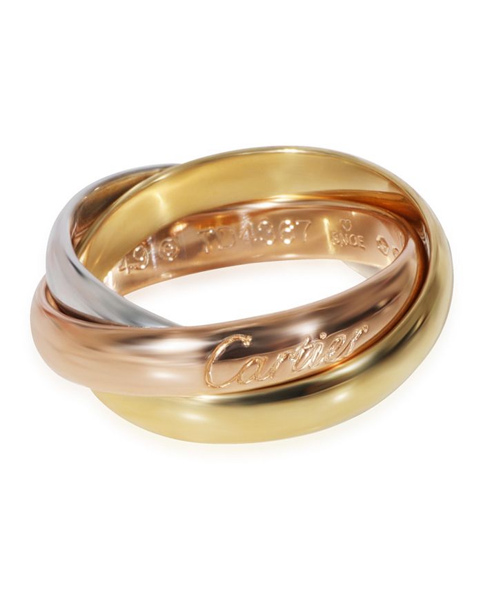 Pre-Owned Cartier Trinity Ring in 18K 3-Tone Gold | Bloomingdale's