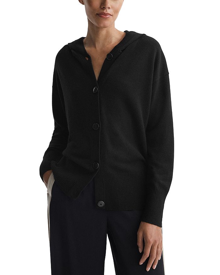 REISS Evie Hooded Cardigan | Bloomingdale's