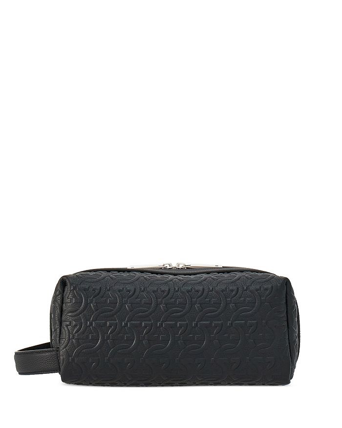 Ferragamo Embossed Leather Dopp Kit | Bloomingdale's