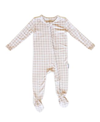 Charlie Lou Baby Unisex Gingham Double Zip Footie - Baby | Bloomingdale's