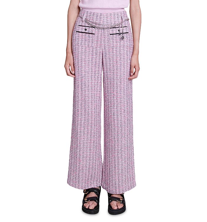 Maje Patri Wide Leg Pants | Bloomingdale's